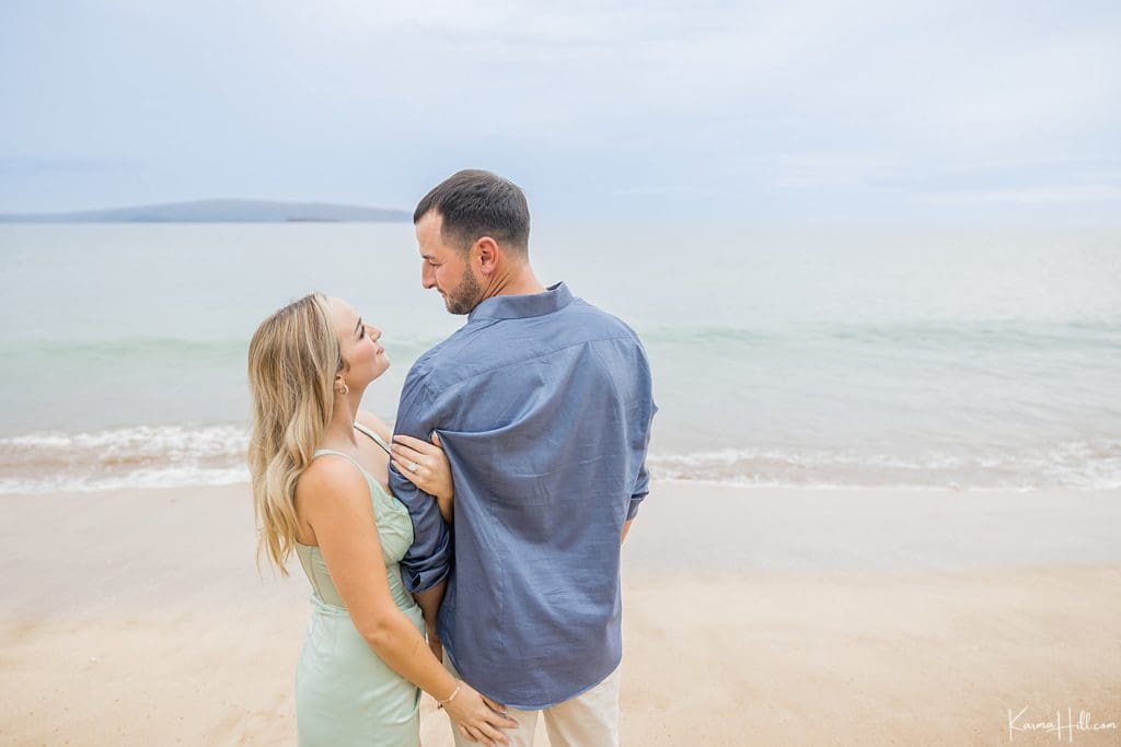 The Best Kind Of Surprise - Trentin & Dixie's Maui Proposal Portrait