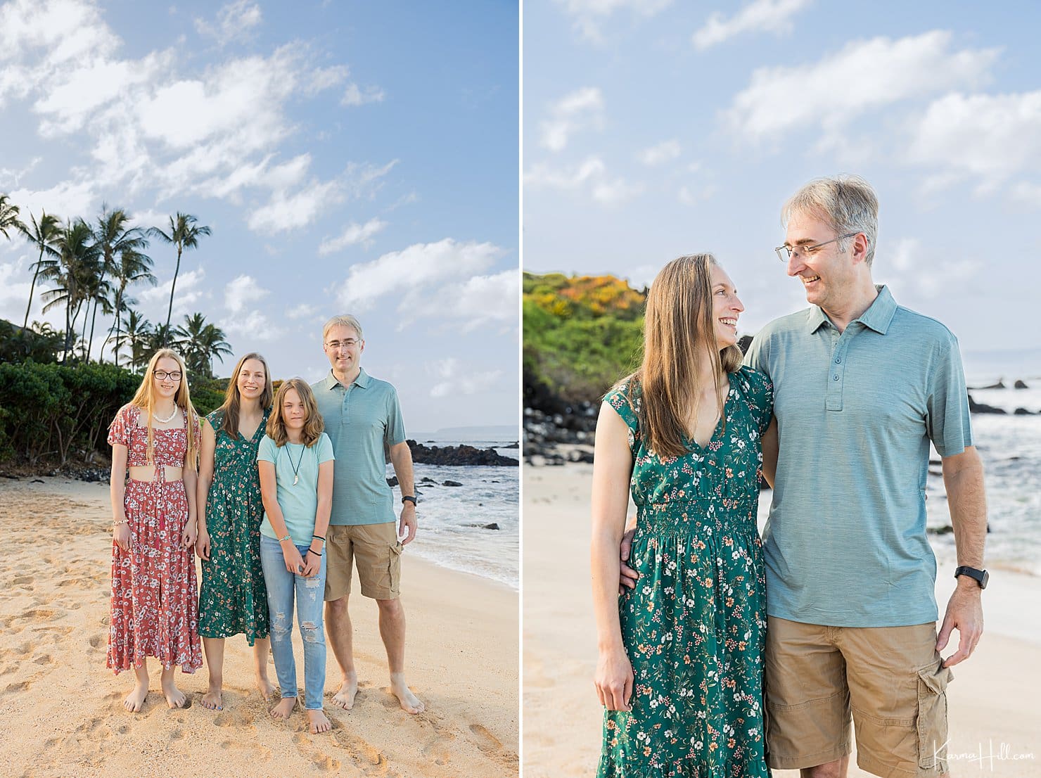 Family Downtime - The Dowson's Maui Family Portrait