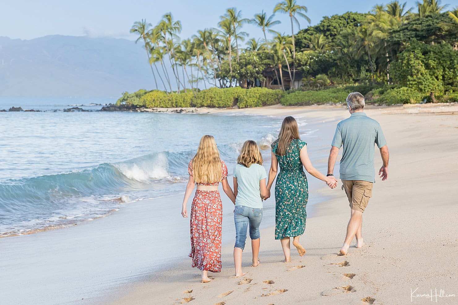 Family Downtime - The Dowson's Maui Family Portrait