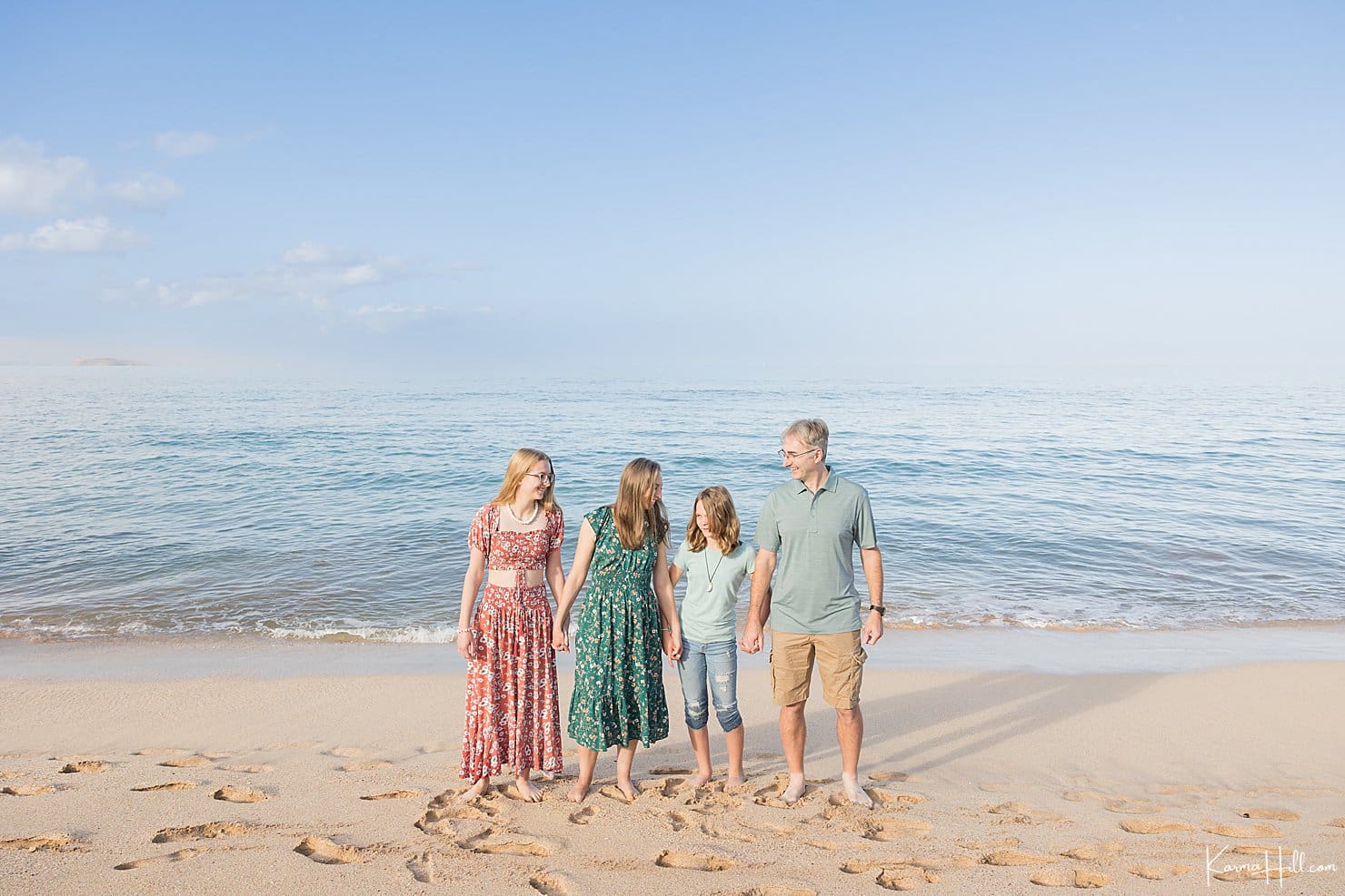 Family Downtime - The Dowson's Maui Family Portrait