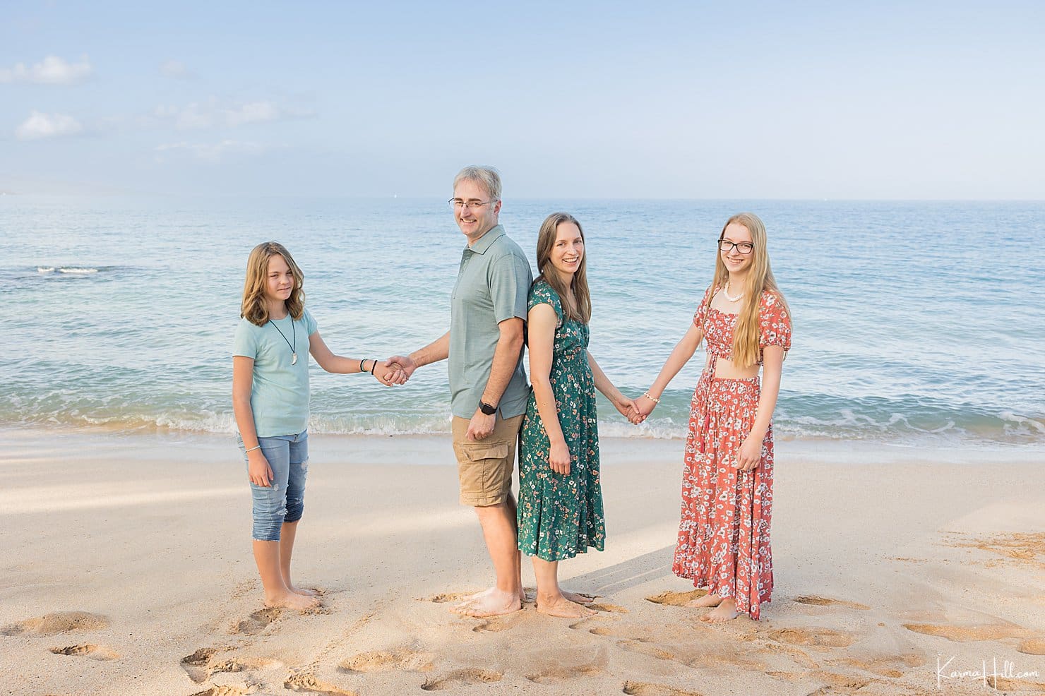 Family Downtime - The Dowson's Maui Family Portrait