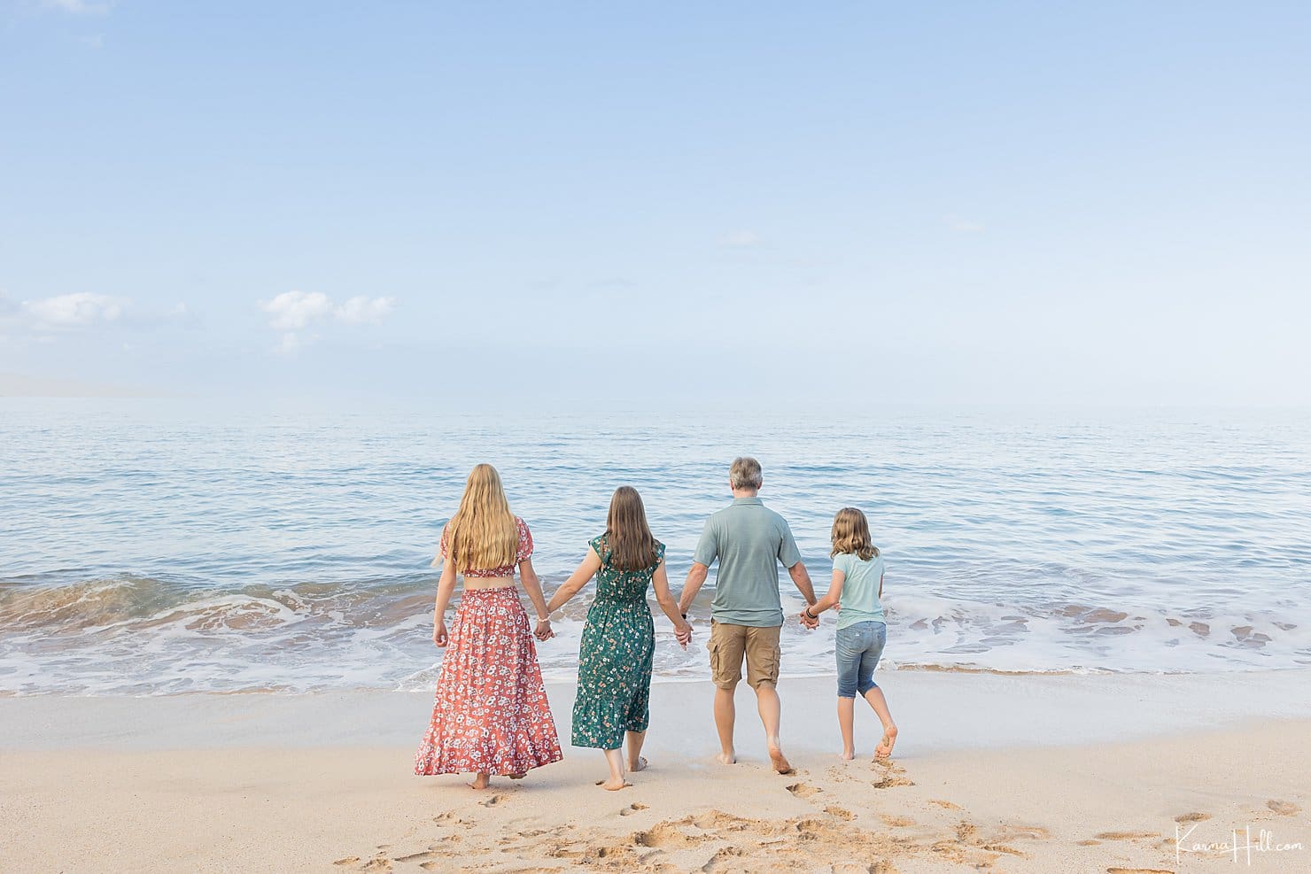 Family Downtime - The Dowson's Maui Family Portrait