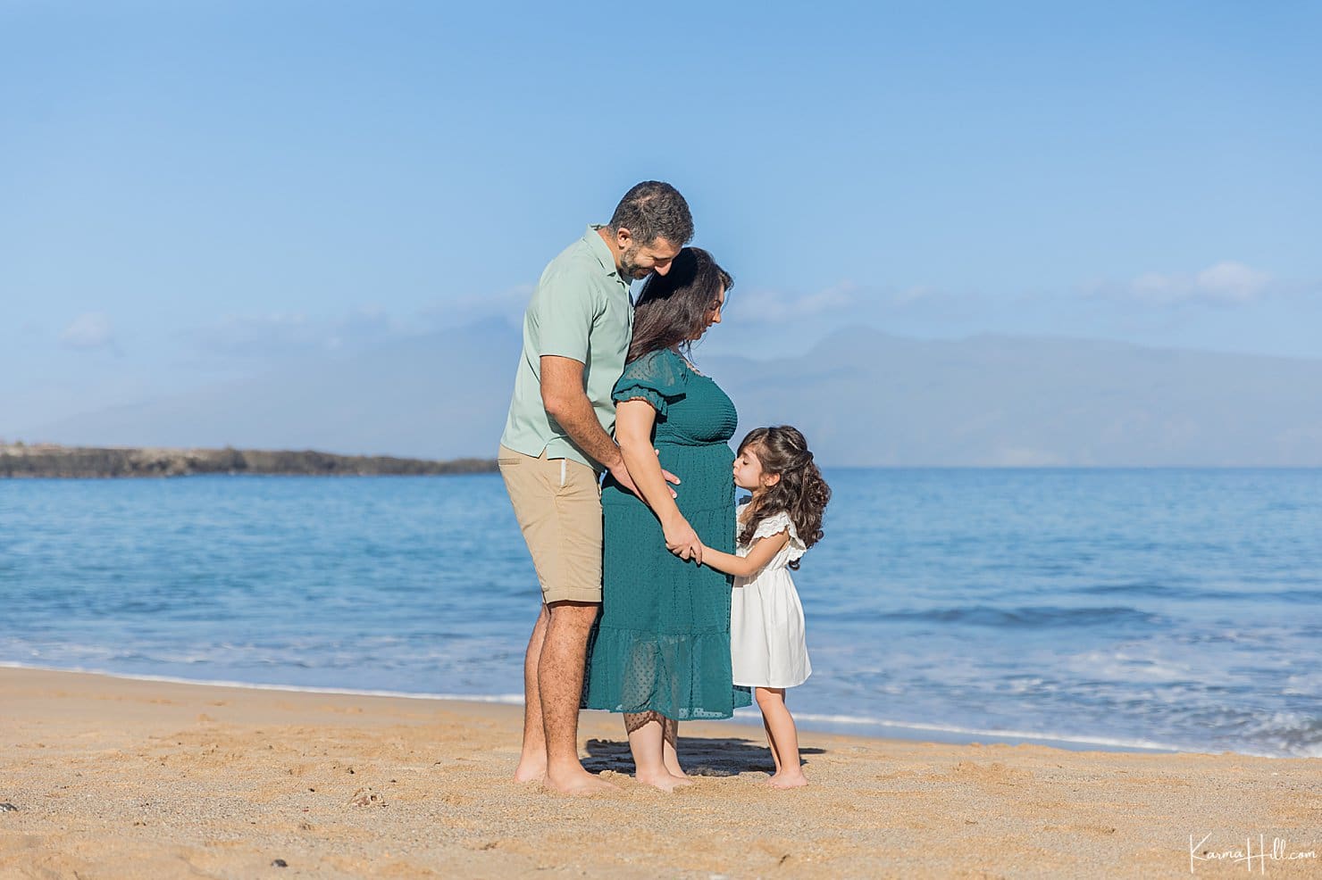 Happy Baby News - The Halaweh's Maui Family Portrait