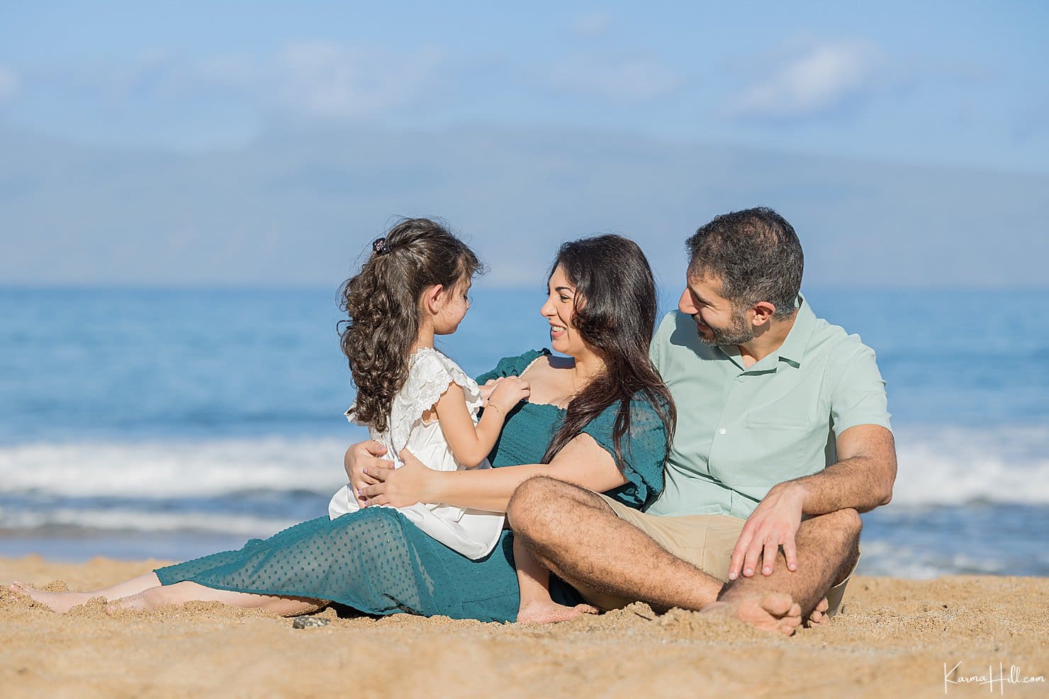 Happy Baby News - The Halaweh's Maui Family Portrait