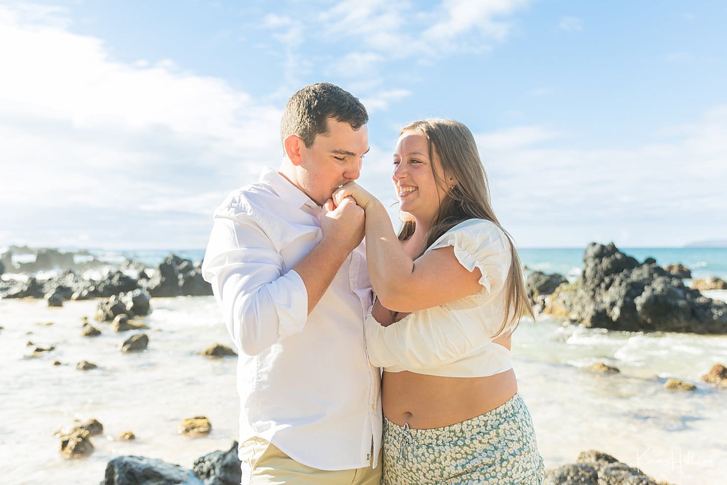 Yes, Now And Forever - Ryley & Erin's Maui Proposal Portrait