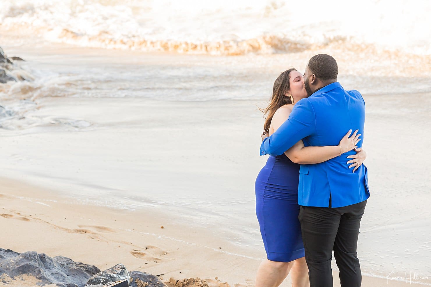 Secret Surprise - Tejea & Samantha's Maui Proposal Portrait