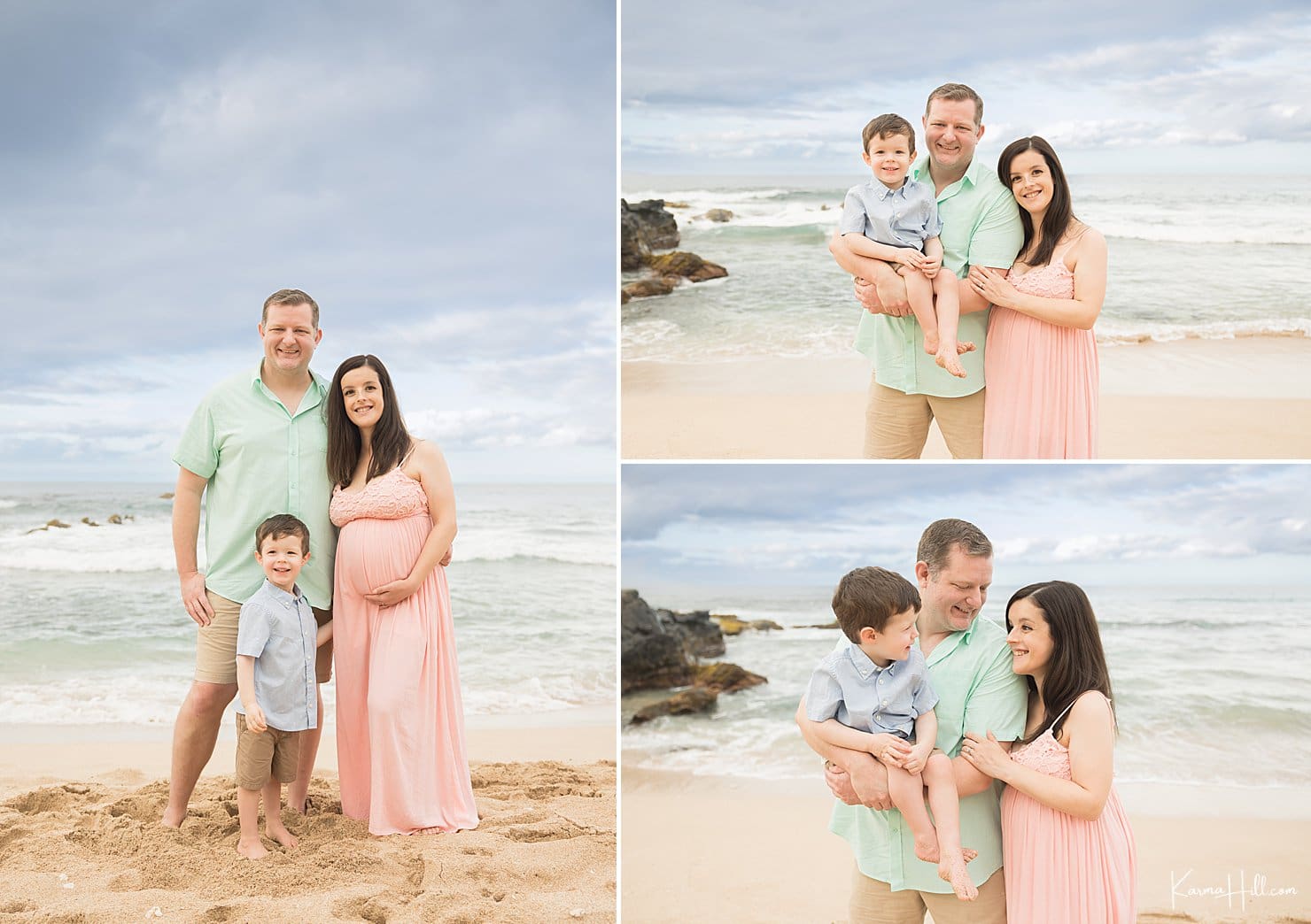Waiting For Baby - The Vanatta's Maui Family Portrait