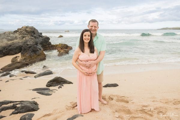 Waiting For Baby - The Vanatta's Maui Family Portrait