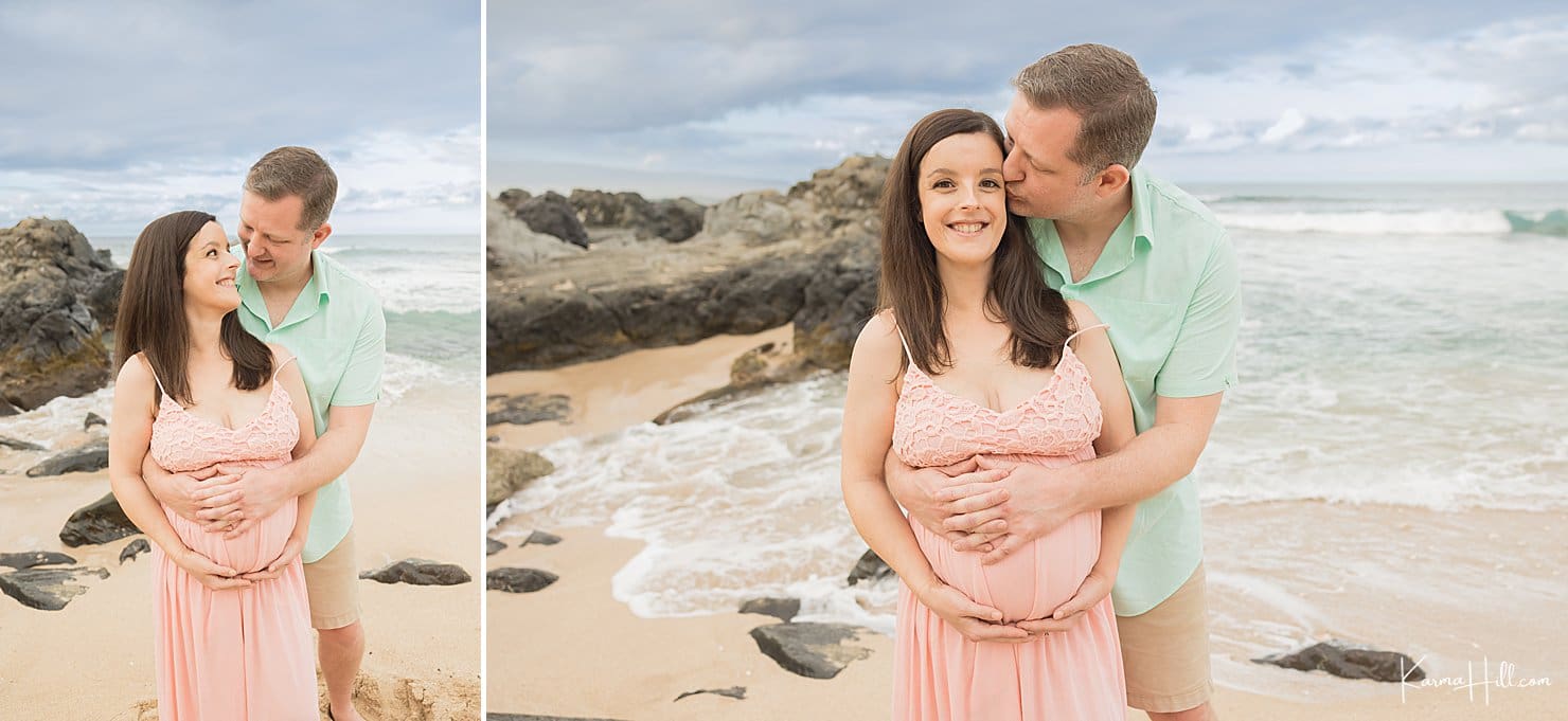 Waiting For Baby - The Vanatta's Maui Family Portrait