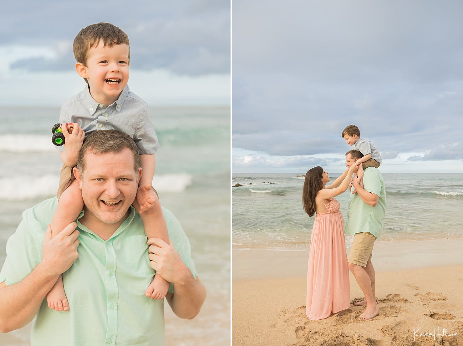 Waiting For Baby - The Vanatta's Maui Family Portrait