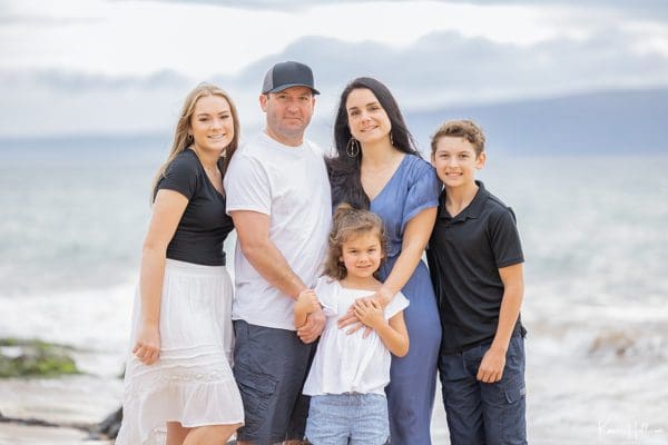 Returning With The Kids - The Beckett's Maui Family Portrait