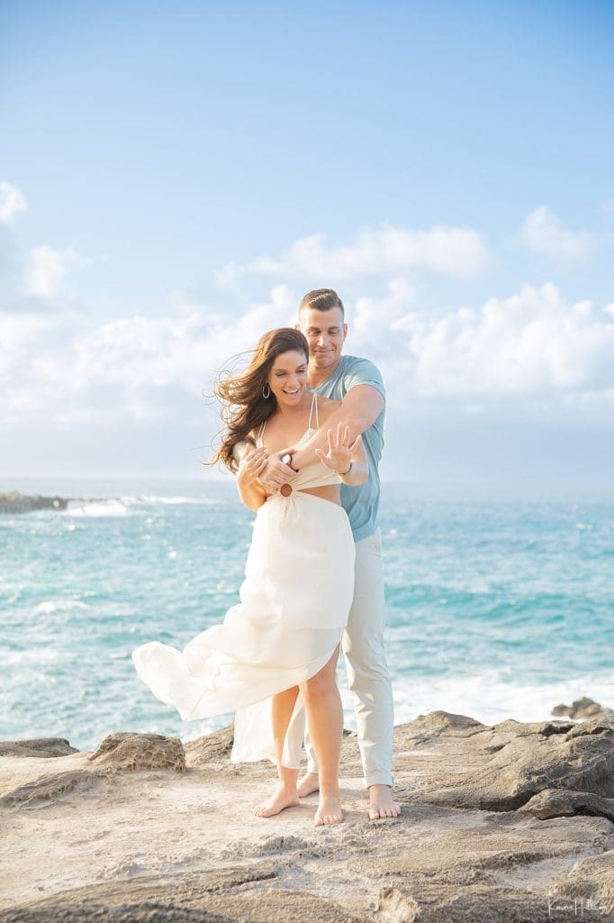 Timing On Our Side - Matt & Savannah's Maui Proposal Portrait