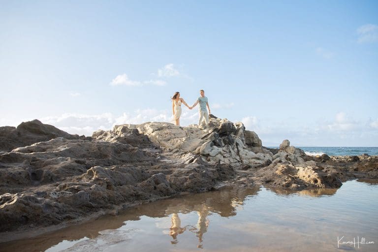 Timing On Our Side - Matt & Savannah's Maui Proposal Portrait