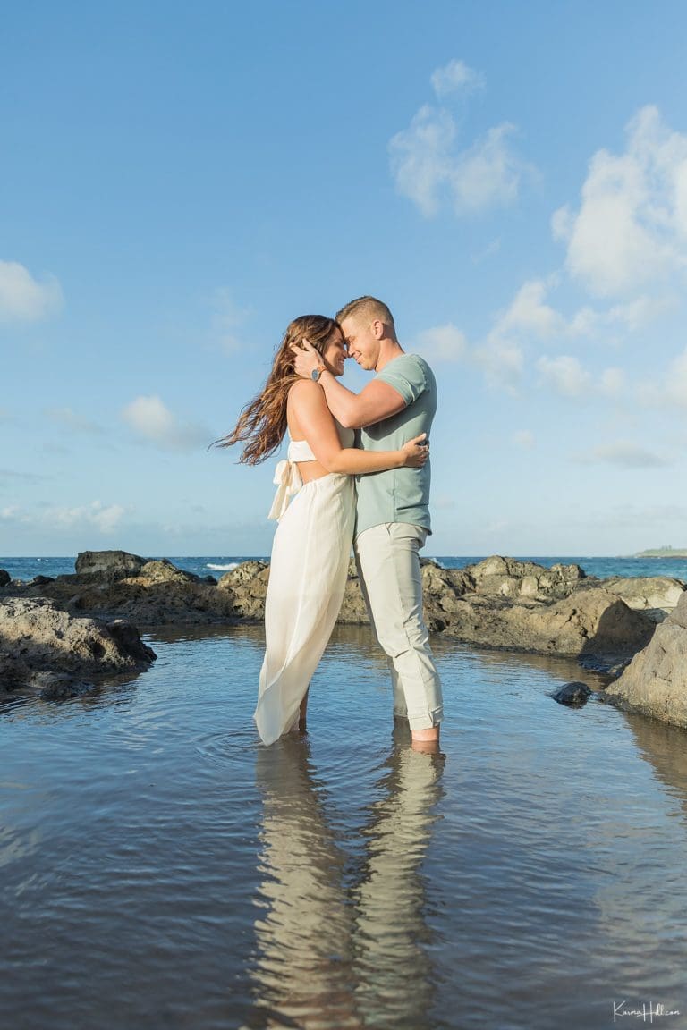Timing On Our Side - Matt & Savannah's Maui Proposal Portrait