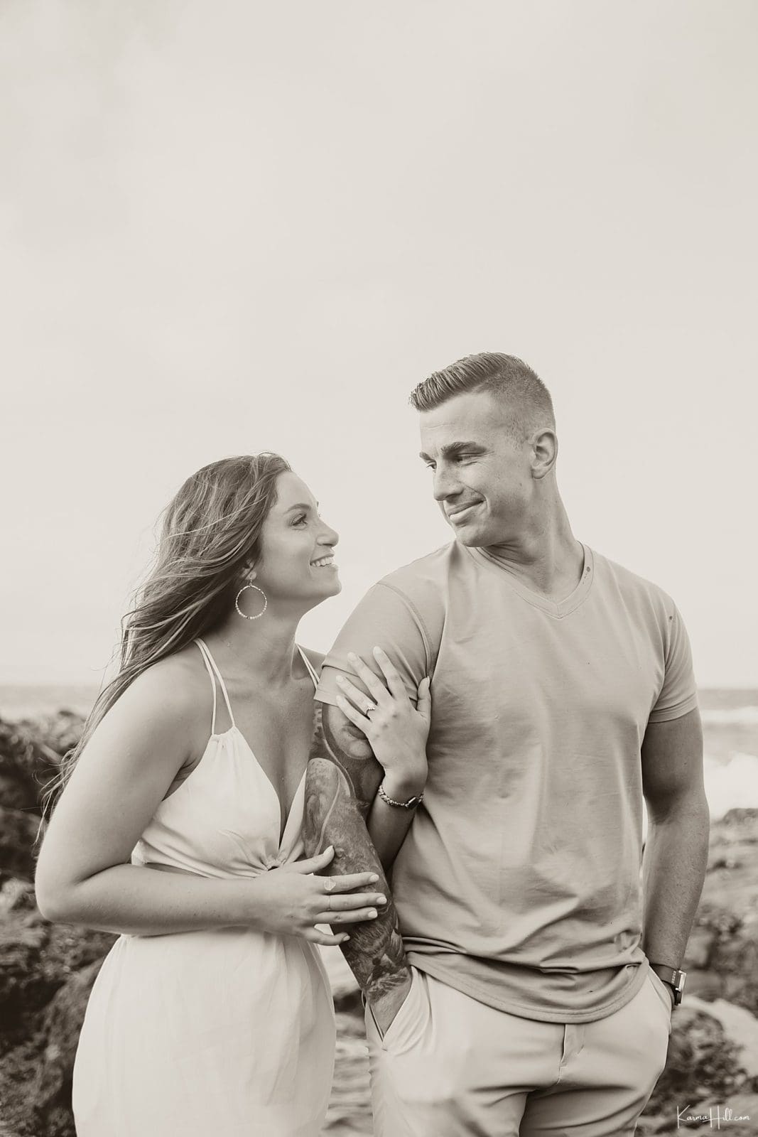 Timing On Our Side - Matt & Savannah's Maui Proposal Portrait