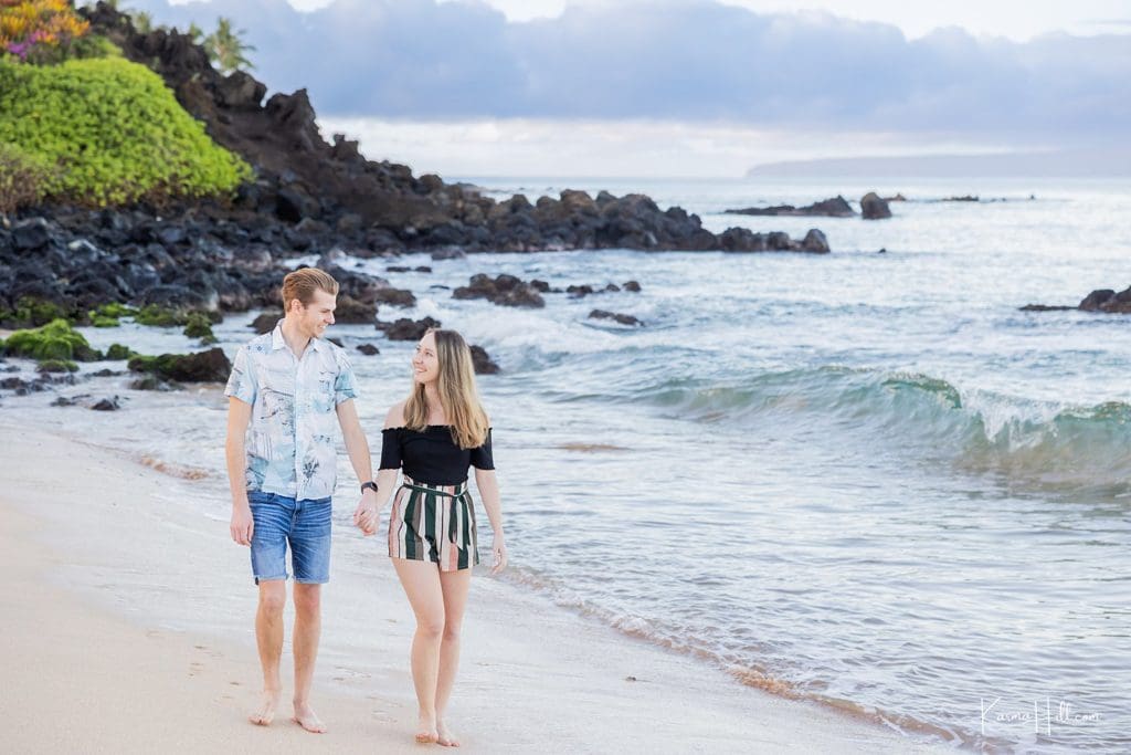 Next Door Romance - Ross & Keira's Maui Portrait Proposal