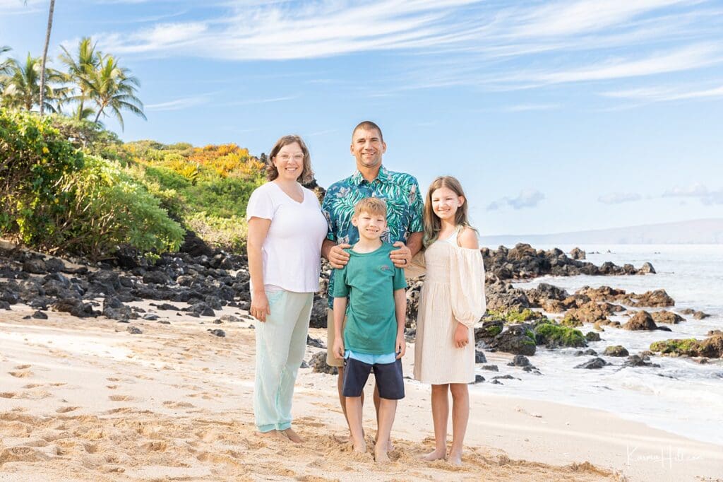 Sunkissed Family Fun - The Curtis' Maui Family Portrait