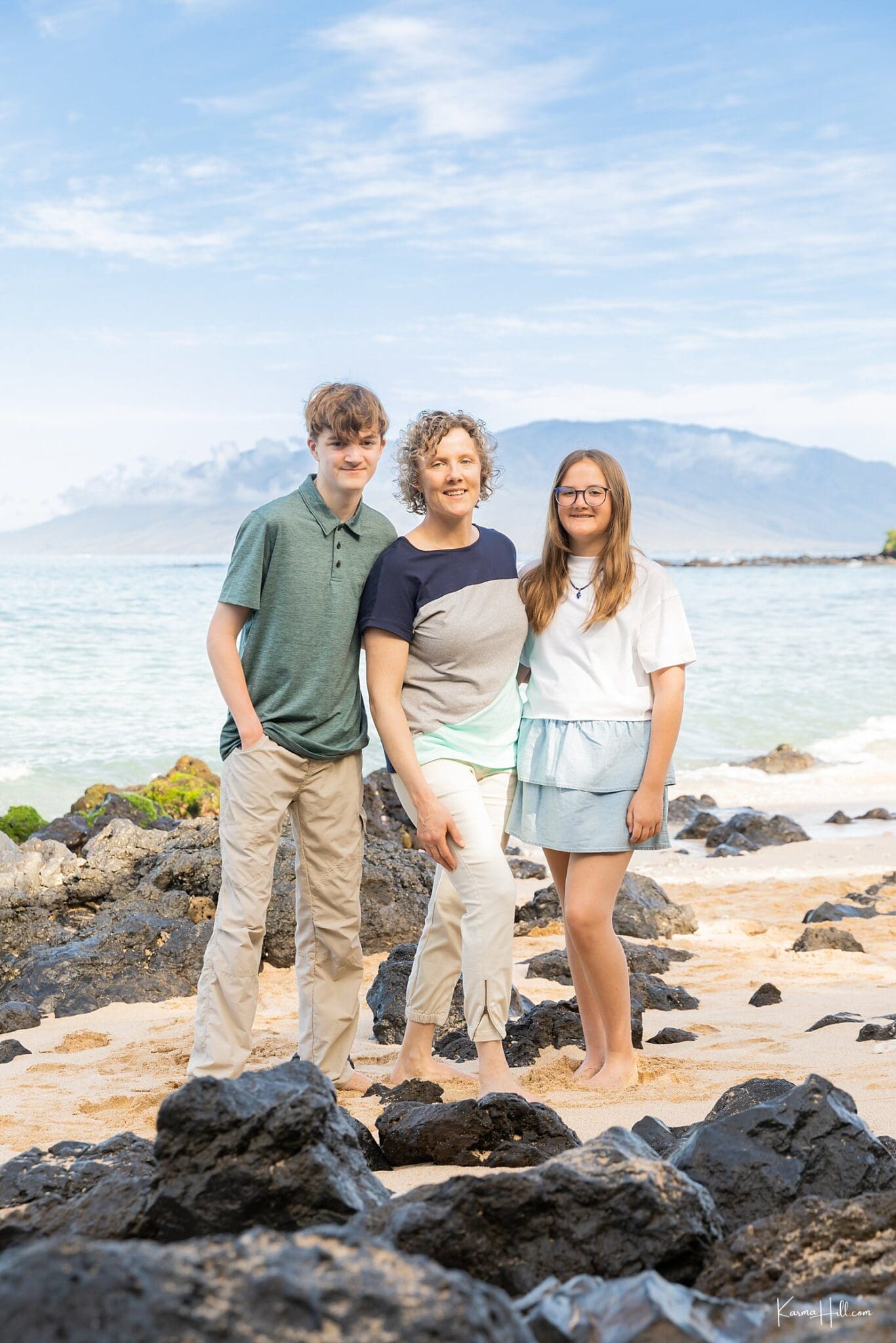 Sunkissed Family Fun - The Curtis' Maui Family Portrait