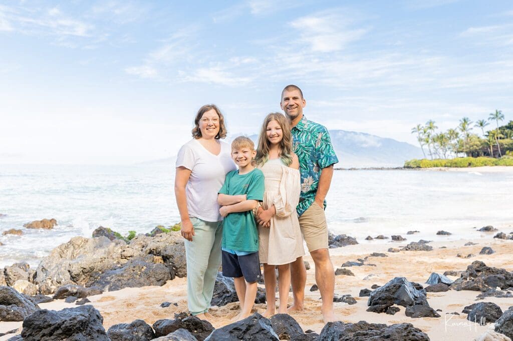 Sunkissed Family Fun - The Curtis' Maui Family Portrait