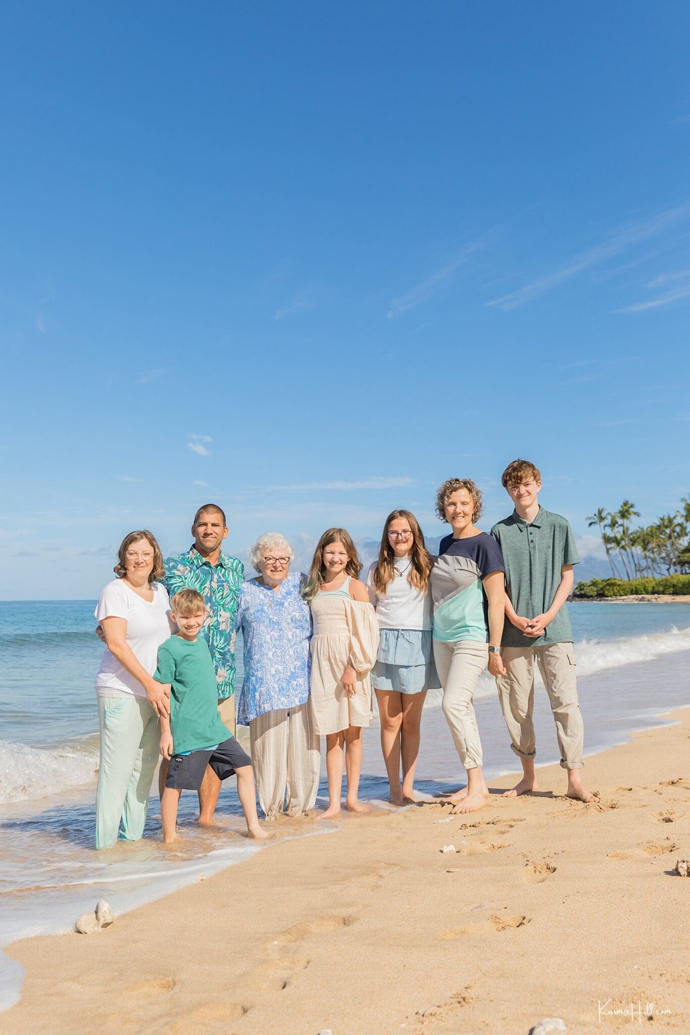 Sunkissed Family Fun - The Curtis' Maui Family Portrait