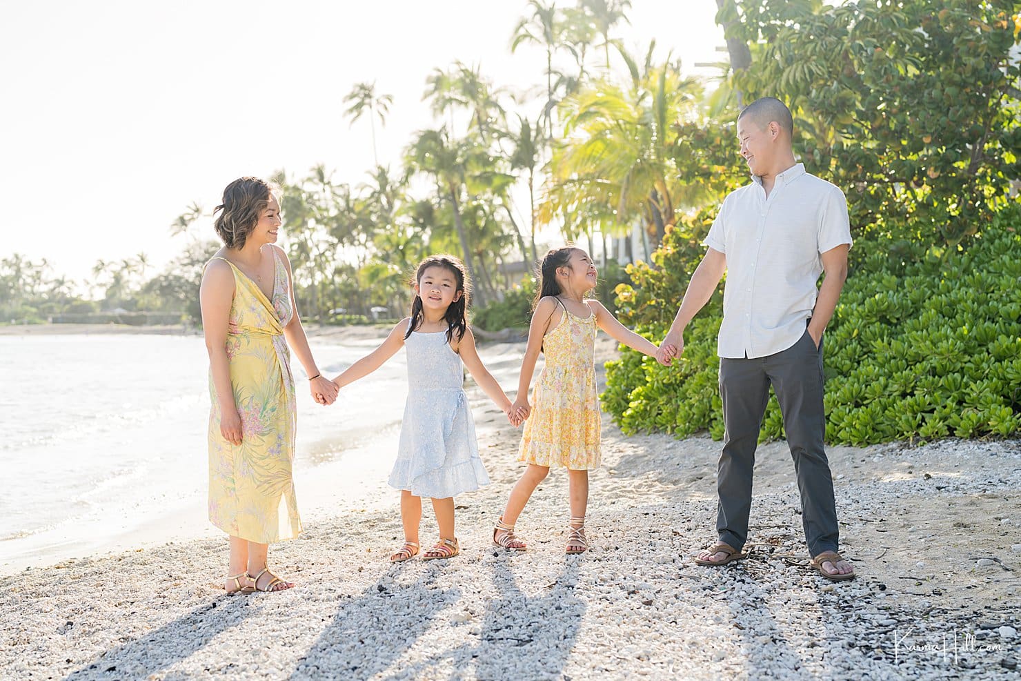 Celebrating Together - The Quach's Oahu Family Portrait