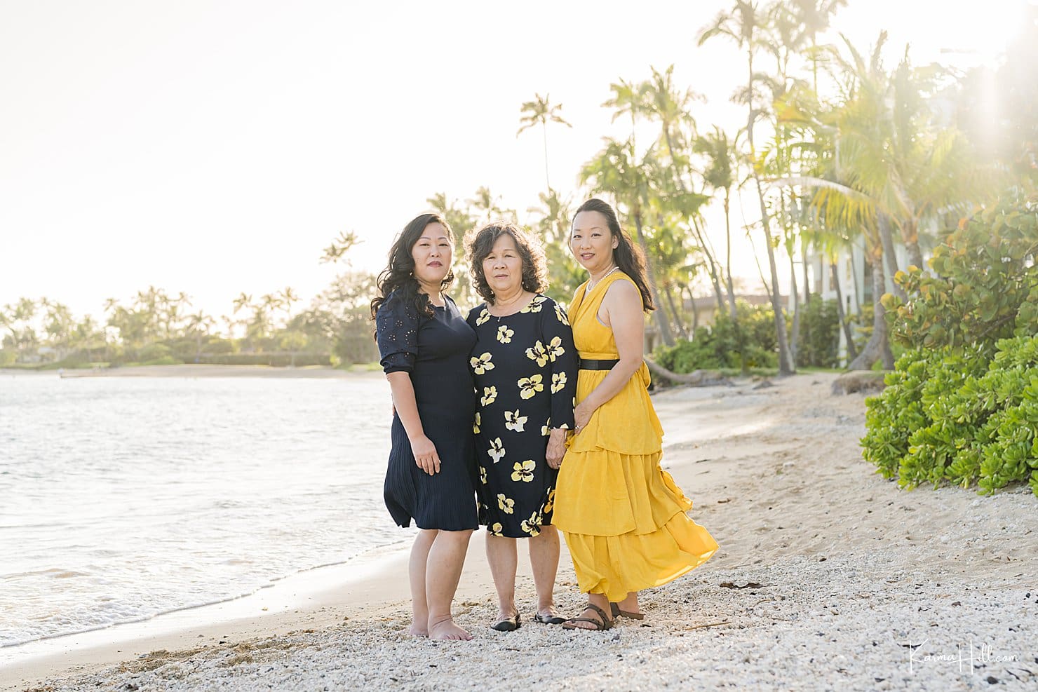 Celebrating Together - The Quach's Oahu Family Portrait