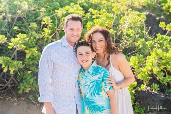 Just The Three Of Us - The Aberle's Maui Family Portrait