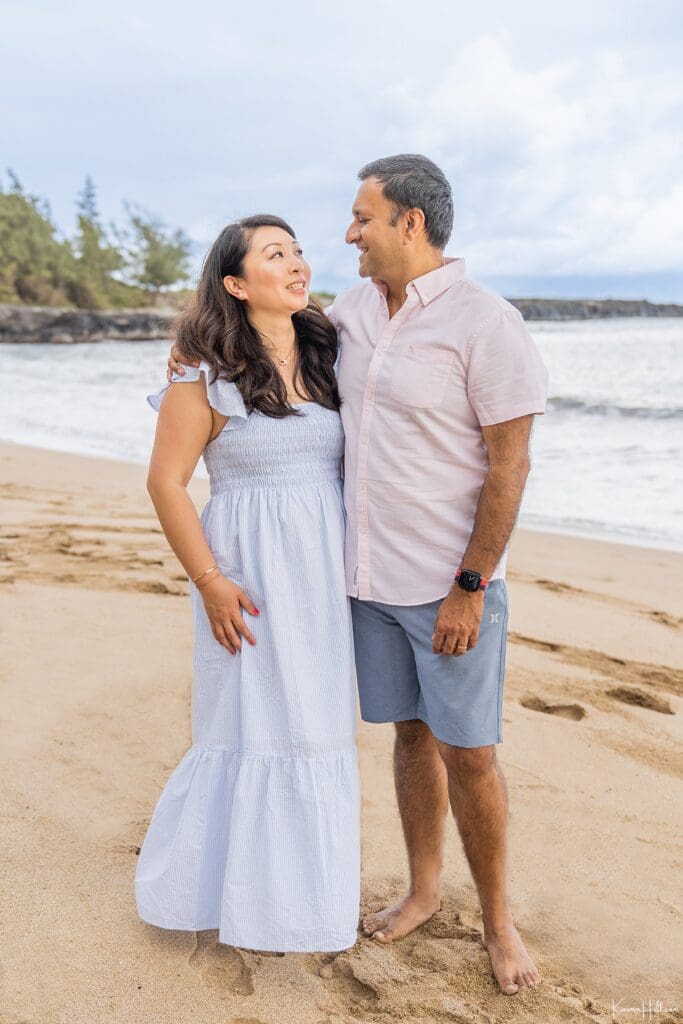 Sandy Memories - The Arora's Maui Family Portrait