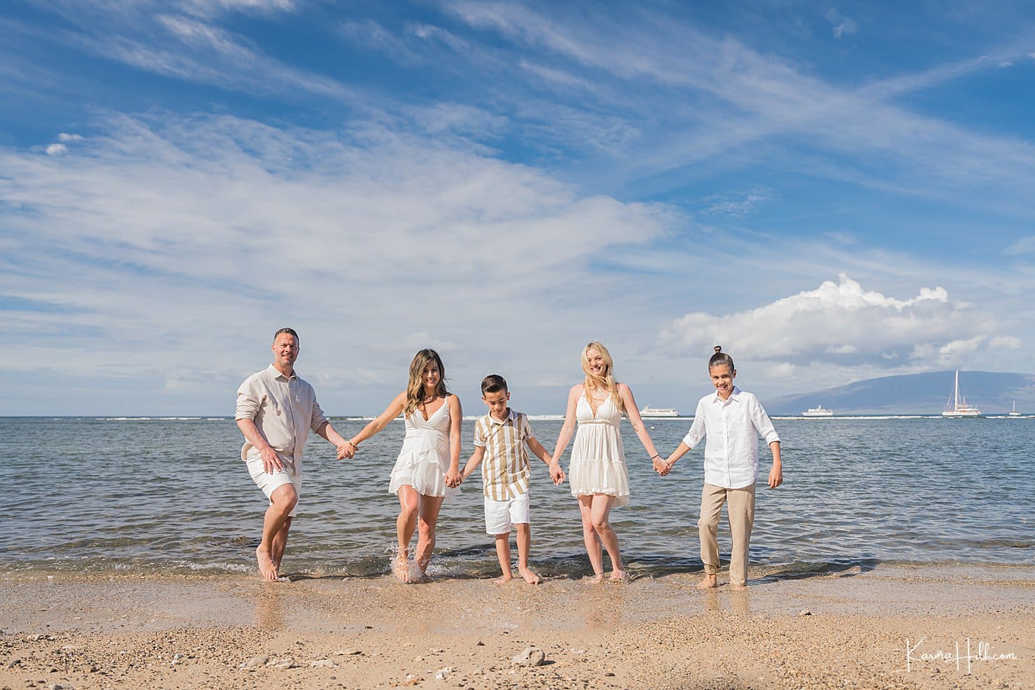 A Golden Morning - The Perry's Maui Family Portrait