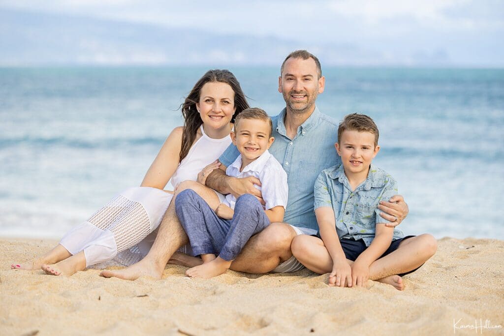 Hawaiian Family Fun - The Key's Maui Family Portrait
