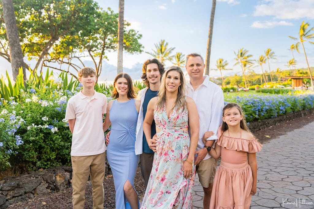 First Time With The Kids - The Mrozek's Maui Family Portrait