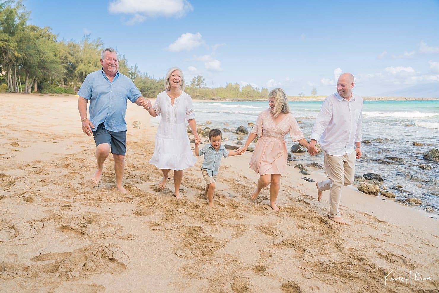 Grateful Hearts - The Pals Maui Family Portrait