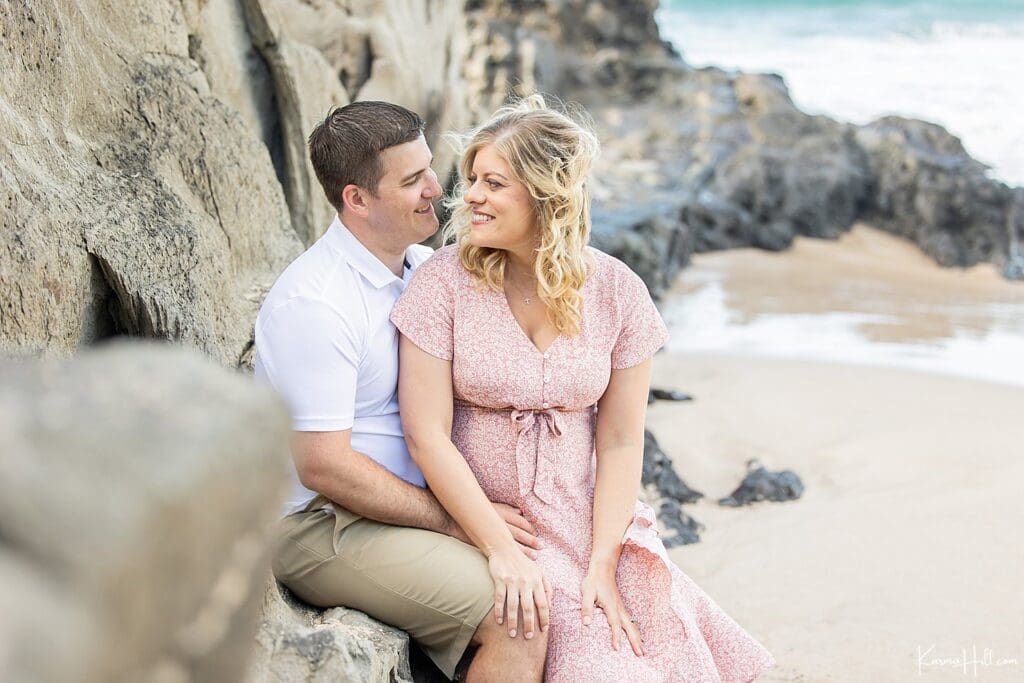 Savoring This Time - Allison & Austin's Maui Couples Portrait