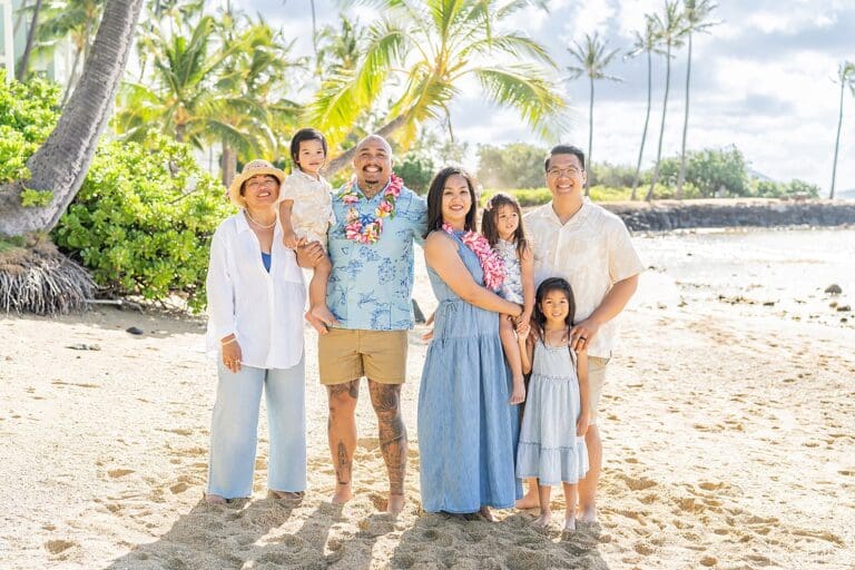 Aloha All Around - The Bersley's Oahu Family Portrait