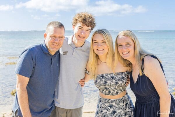 Celebrating With Family - The George's Oahu Family Portrait