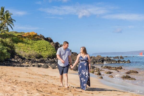 Waiting for Baby - Mariah & Blake's Maui Couples Portrait