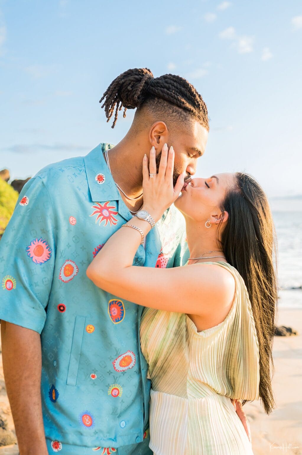 Our Next Step - Alan & Cassidy's Maui Proposal Portrait