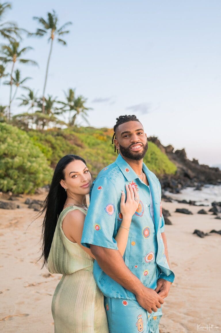 Our Next Step - Alan & Cassidy's Maui Proposal Portrait