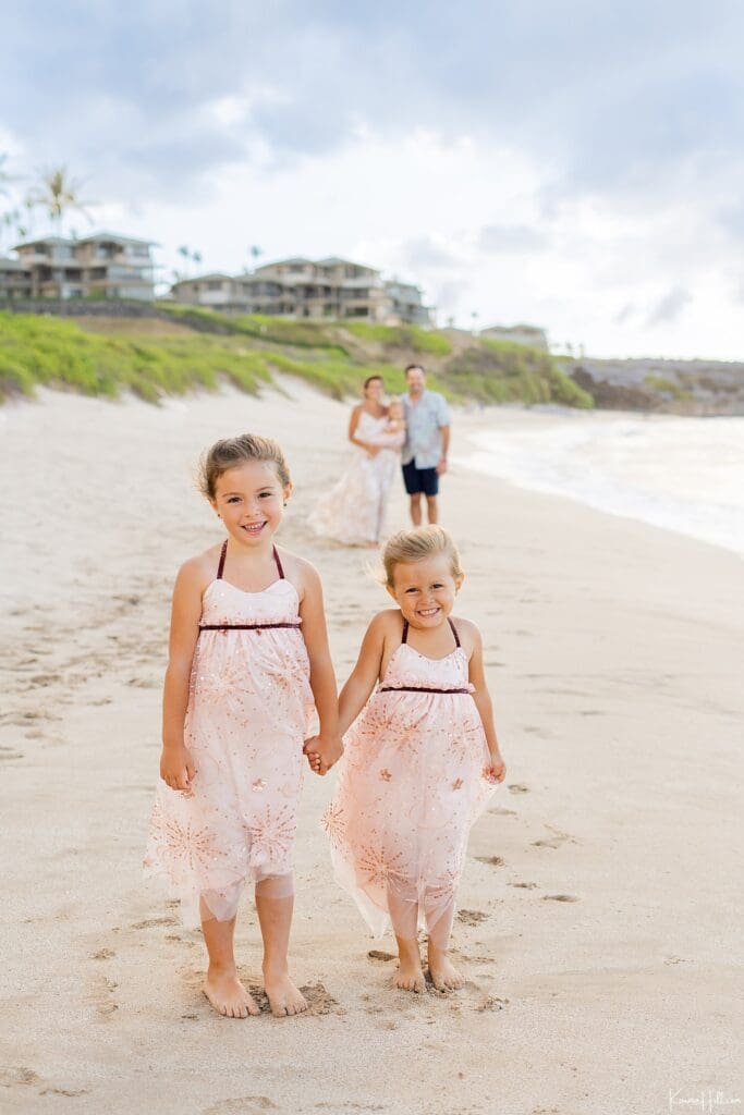 Pretty In Pink - The Boyle's Maui Family Portrait