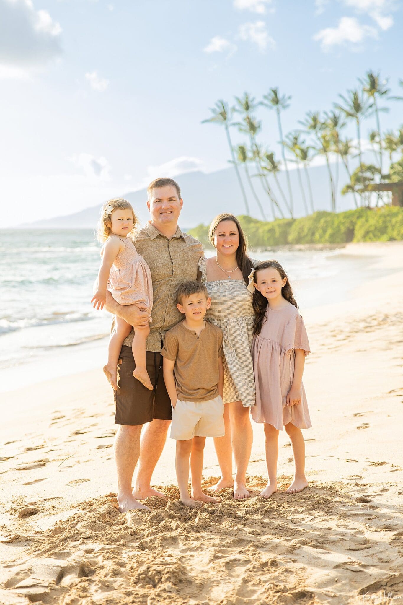 Golden Moments - The McCloskey's Maui Family Portrait