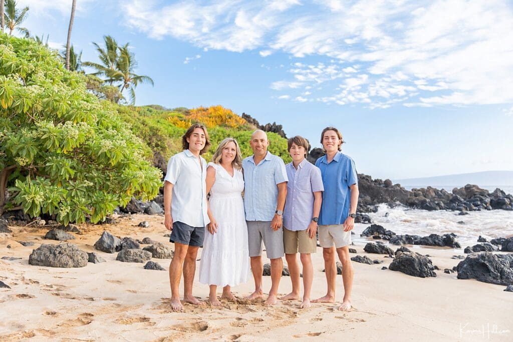 Running Together - The Scott's Maui Family Portrait