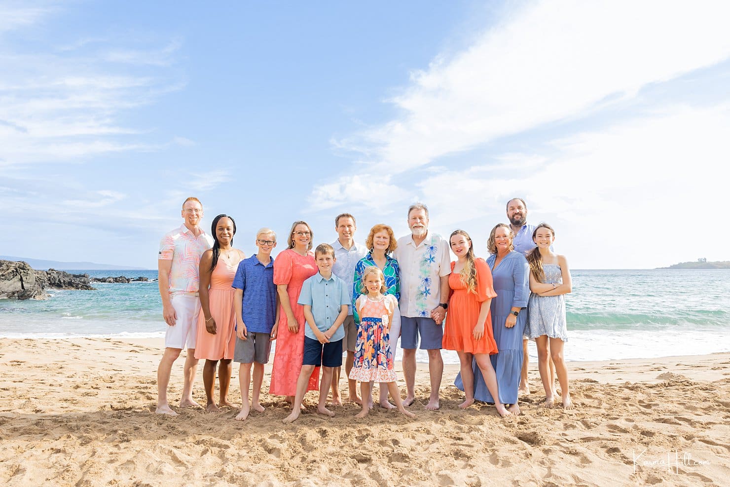Happy Beach Days - The Simmons' Maui Family Portrait