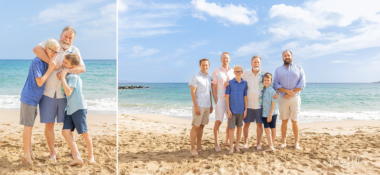 Happy Beach Days - The Simmons' Maui Family Portrait