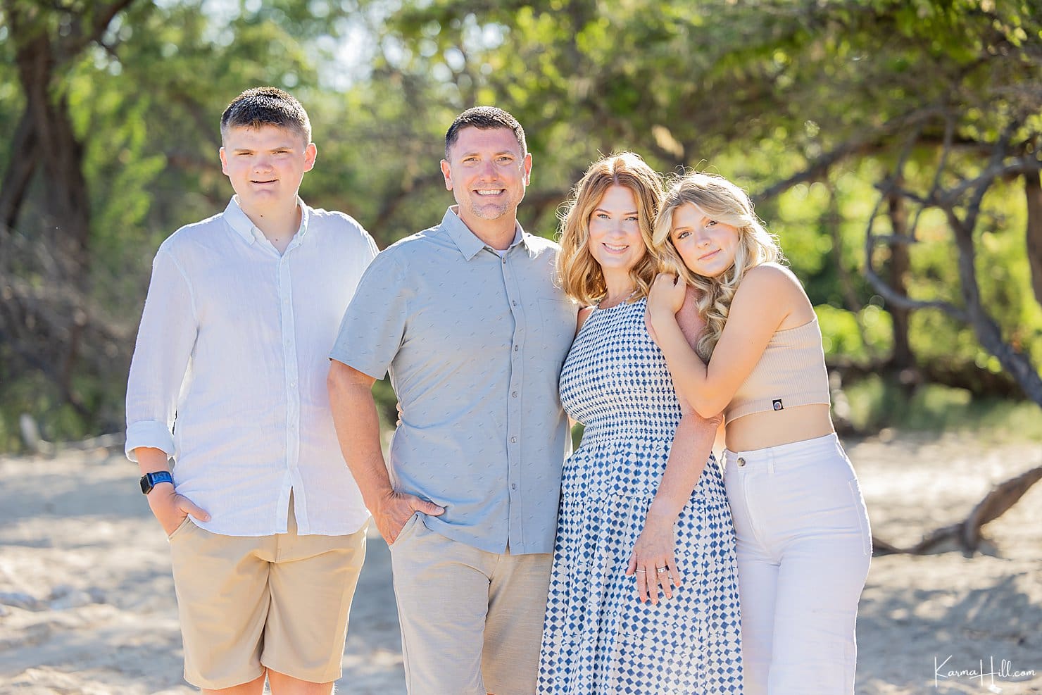 Morning Fun In The Sun - The Telenko's Maui Family Portrait