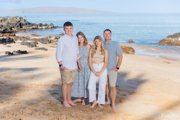 Morning Fun In The Sun - The Telenko's Maui Family Portrait