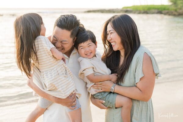 Our Growing Families - The Lim's Oahu Family Portrait