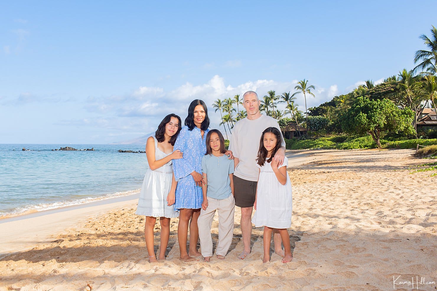 All In One Frame - The Storey's Maui Family Portrait