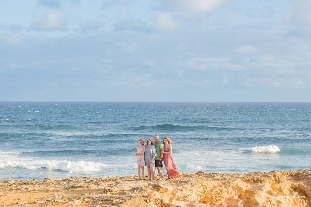 Pastels Pictures - The Chadwick's Kauai Family Portrait