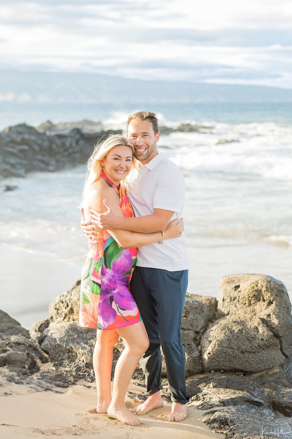 Little Did She Know - Raymond & Lejla's Maui Proposal Portrait