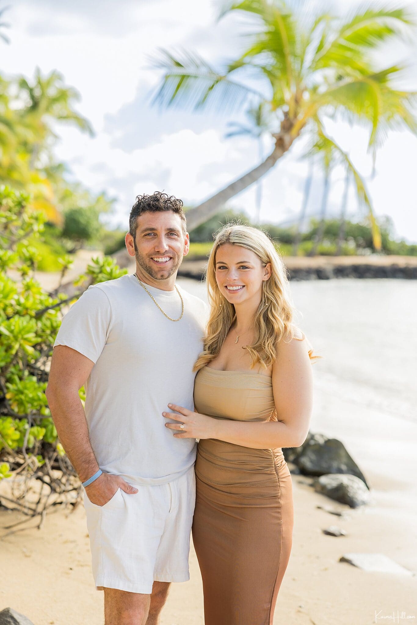 Excited For Our Future - Annie & Matthew's Oahu Couples Portrait